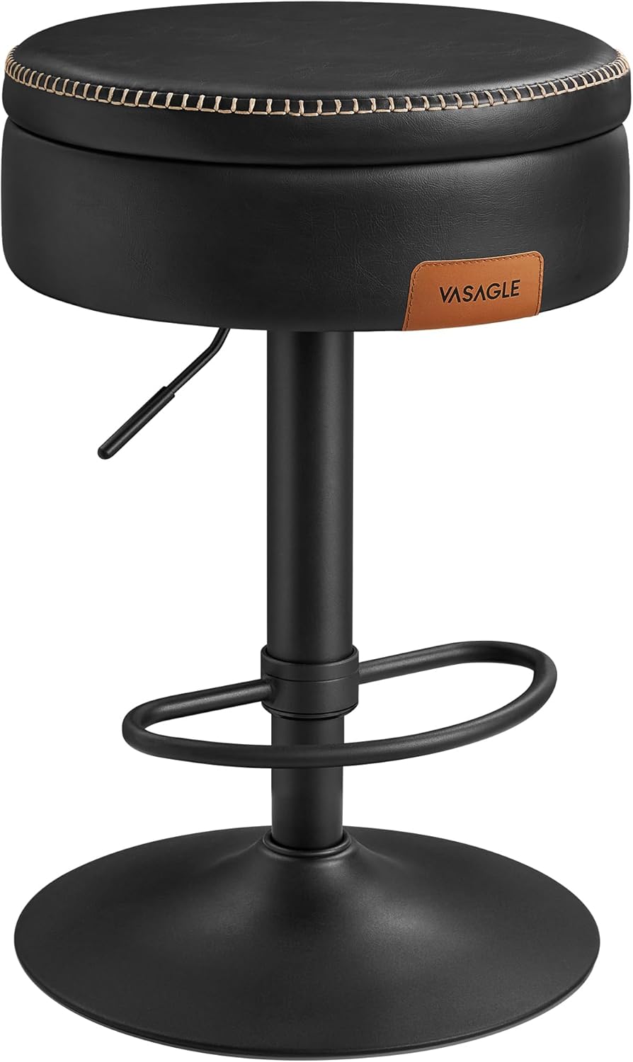 VASAGLE EKHO Collection - 360° Swivel Bar Stool, Height Adjustable Bar ...