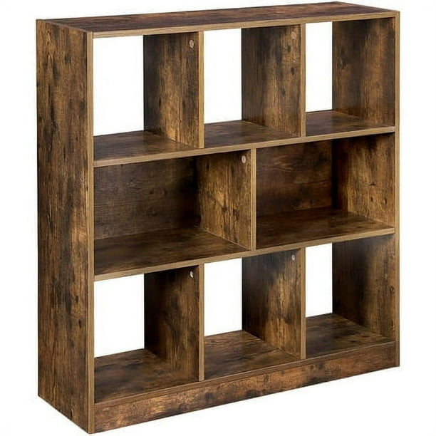 VASAGLE Bookcase Bookshelf Freestanding Storage Unit 8 Open Compartmen ...